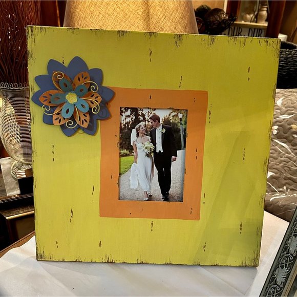 Accents | Extra Large Metal 16x16 Picture Frame With Easel Pic Opening ...